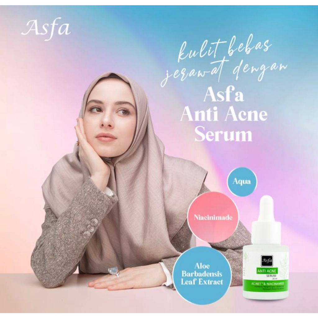 Jual ASFA ANTI ACNE FACE SERUM | Shopee Indonesia