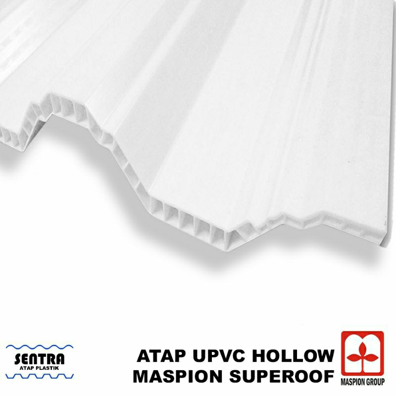 Jual Atap Kanopi Plastik uPVC Superoof Maspion Twin Wall / Lebar 89cm ...