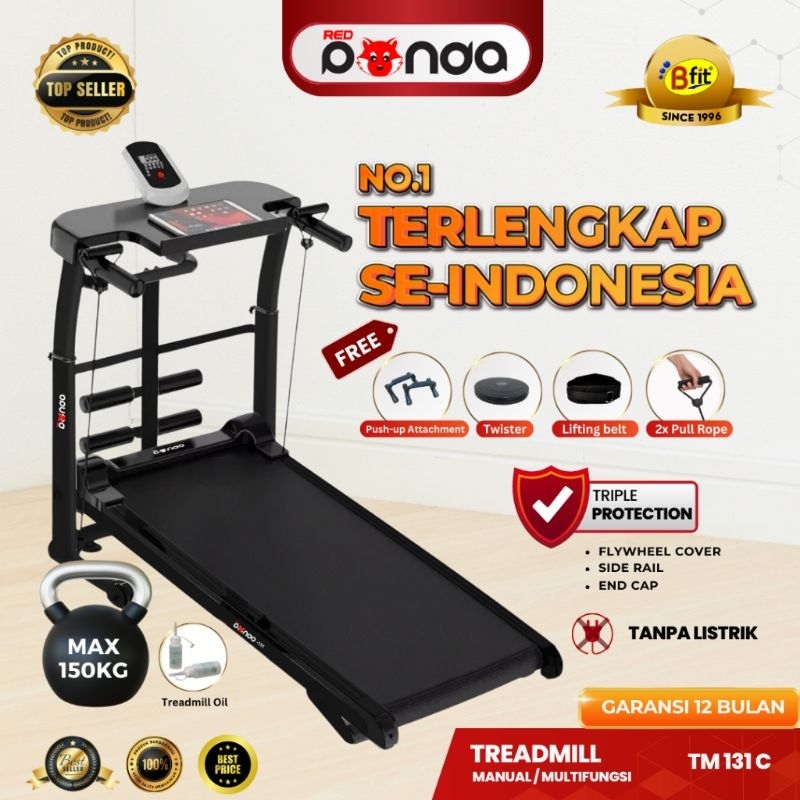 Jual Treadmill Manual (Tanpa Listrik )Banyak Bonus | Shopee Indonesia