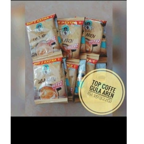 Jual Top coffee gula aren / kopi Top gula aren isi 15sachet / kopi gula ...