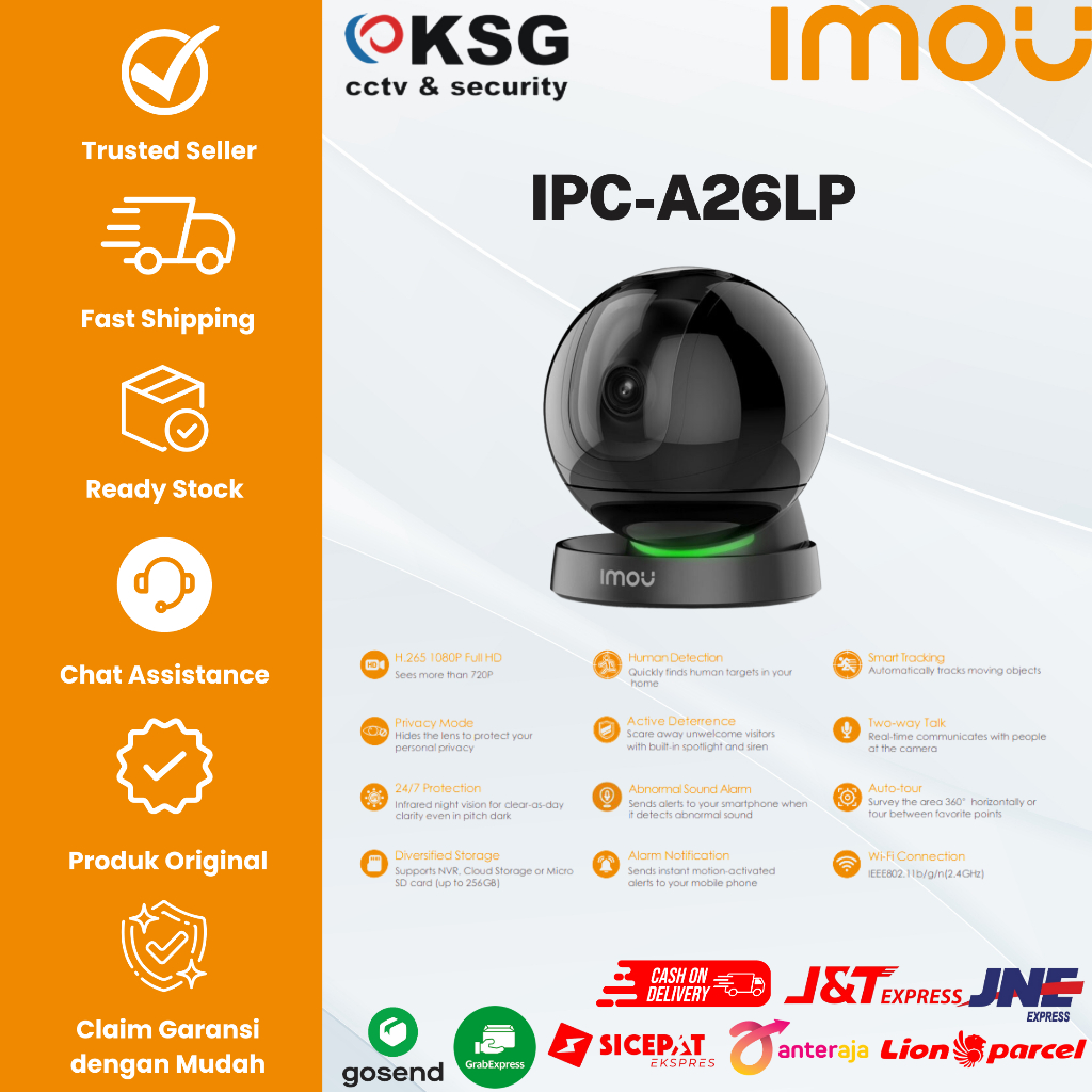 Jual Kamera CCTV Indoor/ Outdoor Imou IPC-A26LP | Shopee Indonesia