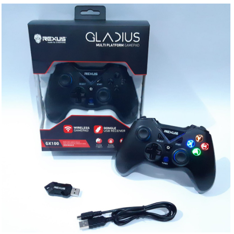 Jual REXUS GAMEPAD WIRELESS GLADIUS GX100 GX 100 Joystick / Stick ...
