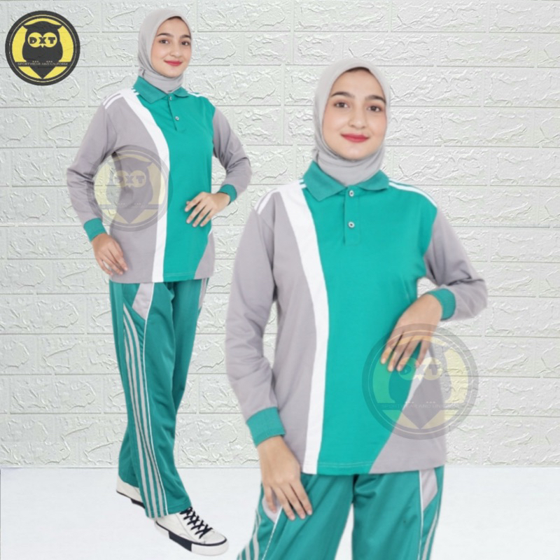 Jual Baju Senam Olahraga (unisex) 1 Set Wanita Pria / Kaos Olahraga ...