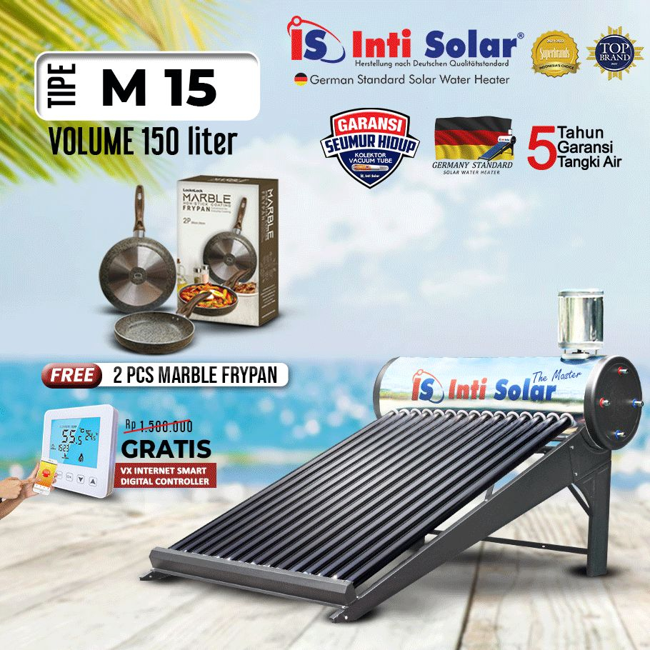 Jual Intisolar Inderect Series The Master 150 L / Solar Water Heater ...