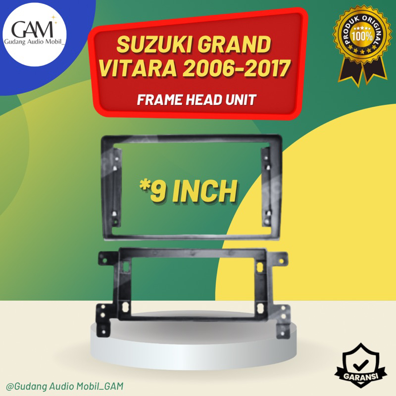 Jual FRAME HEAD UNIT 9 INCH SUZUKI GRAND VITARA 2006-2017 | Shopee ...