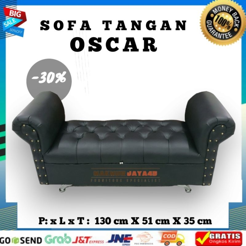 Jual KULIT OSCAR - SOFA BENCH CAROL MINIMALIS TANGAN / STOOL PANJANG ...