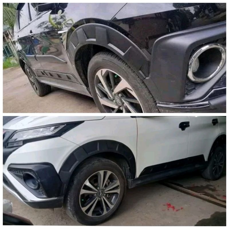 Jual OVER FENDER ALL NEW RUSH TERIOS 1 SET LIST BODY MOBIL MODEL ...