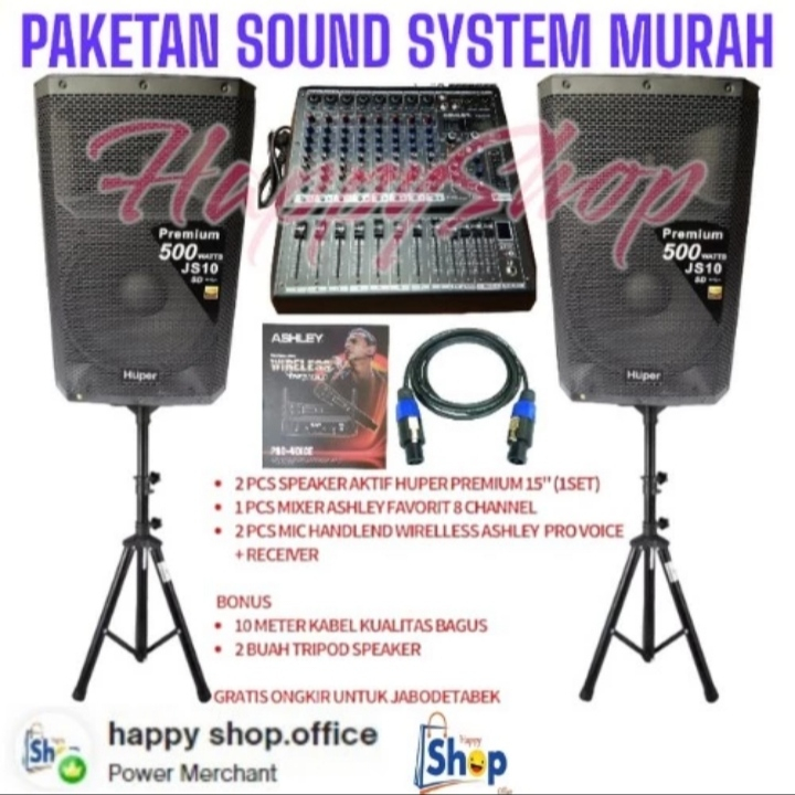 Jual PAKET SOUND SYSTEM LENGKAP SPEAKER LIVE MUSIC HUPER ORIGINAL ...