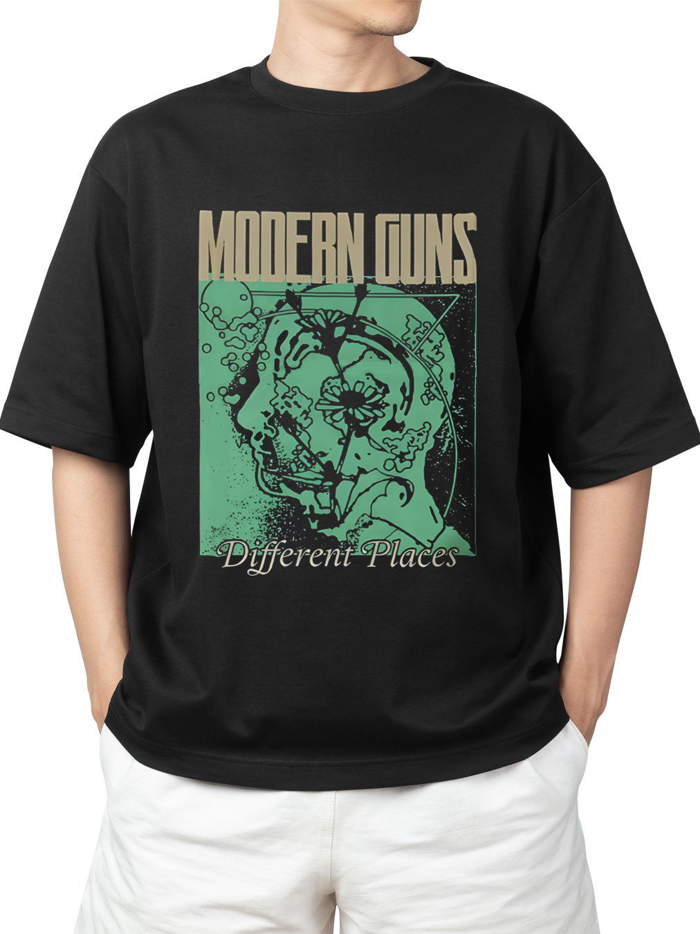 Jual Rockermusic T-shirt Band Modern Guns - Different Places | Shopee ...