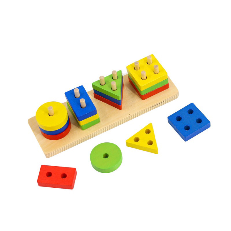 Jual four pillars wooden toys papan edukasi abc dan berhitung numbering ...