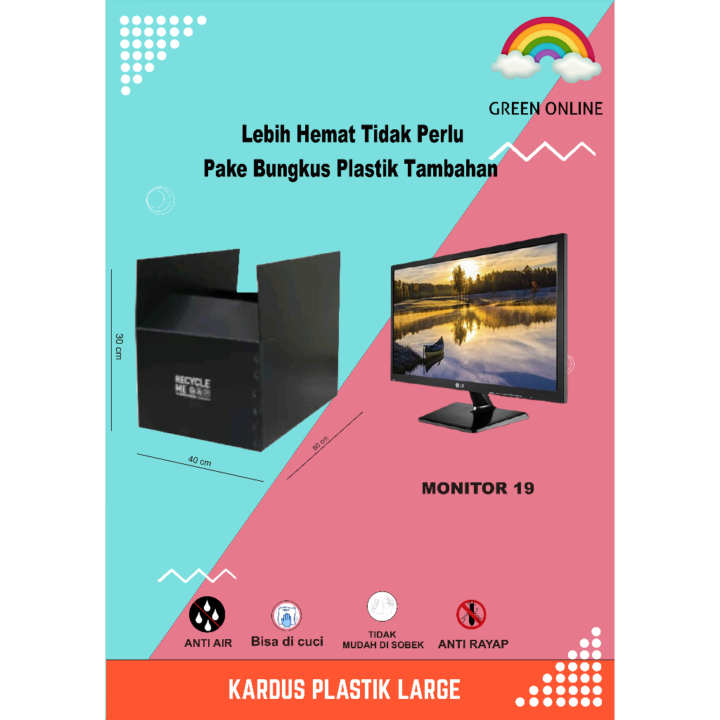Jual Box Pindahan Ukuran 60x40x30 cm | Shopee Indonesia