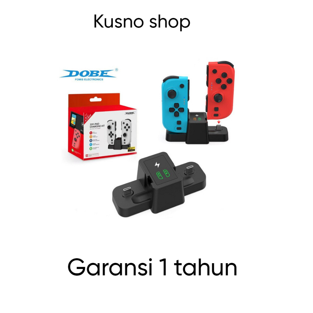 Jual Nintendo Switch Dobe Joycon Joy Con Stik Stick + Charging Dock Tns 1191 | Shopee Indonesia