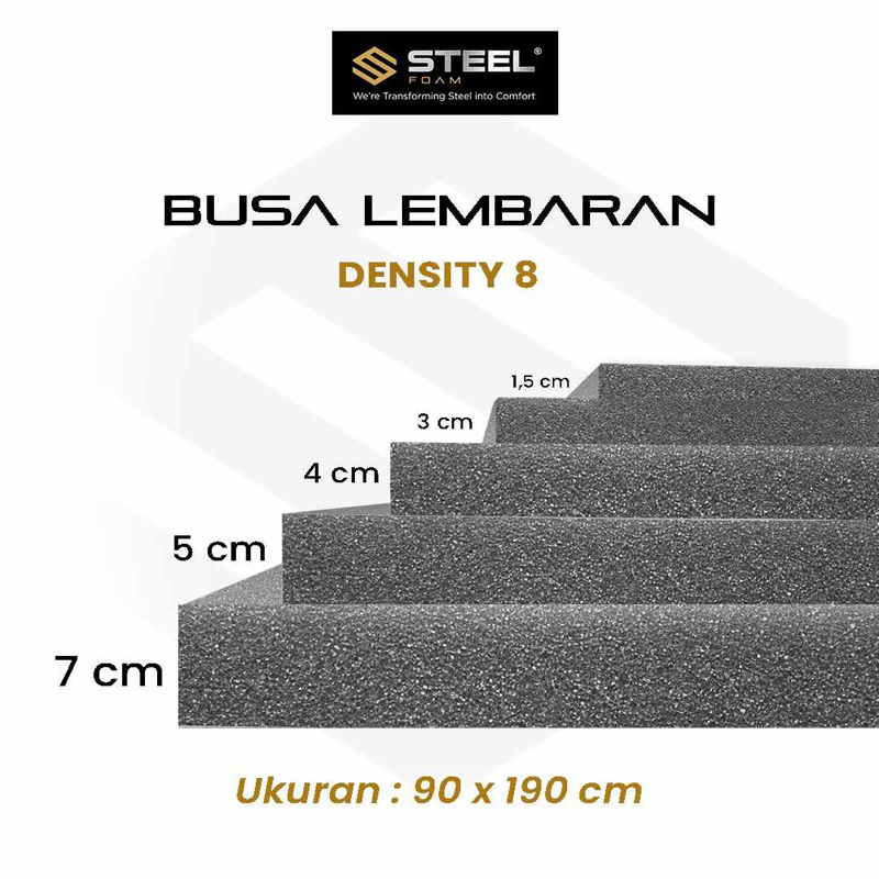Jual BUSA FOAM ABU 2CM UKURAN 190CMX90CM | Shopee Indonesia
