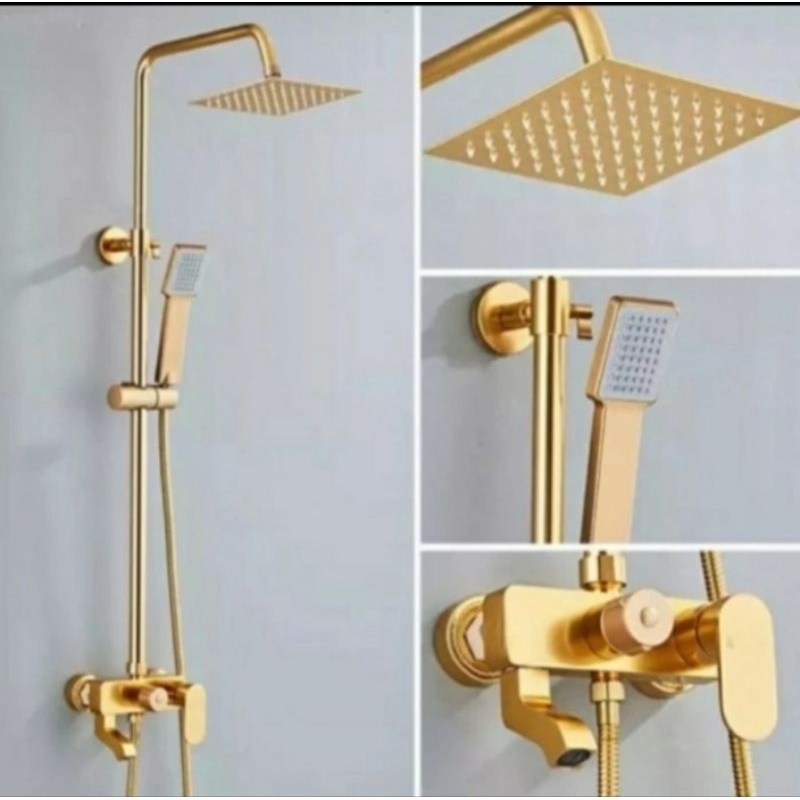 Jual SHOWER TIANG GOLD PANAS DINGIN/SHOWER SET EMAS/SHOWER COLUMN ...