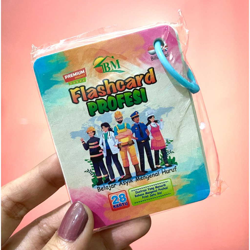 Jual FC PROFESI BM - Flashcard Flash Card Kartu Pintar Pekerjaan ...