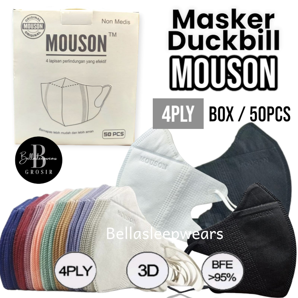 Jual BELLA - MASKER 4PLY DUCKBILL MOUSON ALKINDO EMBOS GARIS BOX ISI ... Jual BELLA - MASKER 4PLY DUCKBILL MOUSON ALKINDO EMBOS GARIS BOX ISI ...