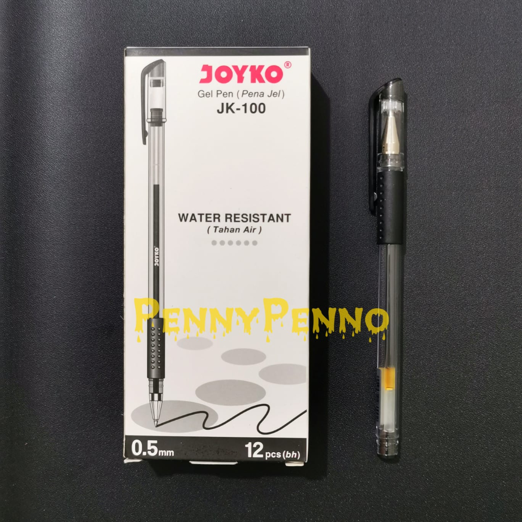 Jual Pulpen Gel Merek Joyko JK-100 / JK-100 NT (1 Pack isi 12 Pcs) | Shopee Indonesia