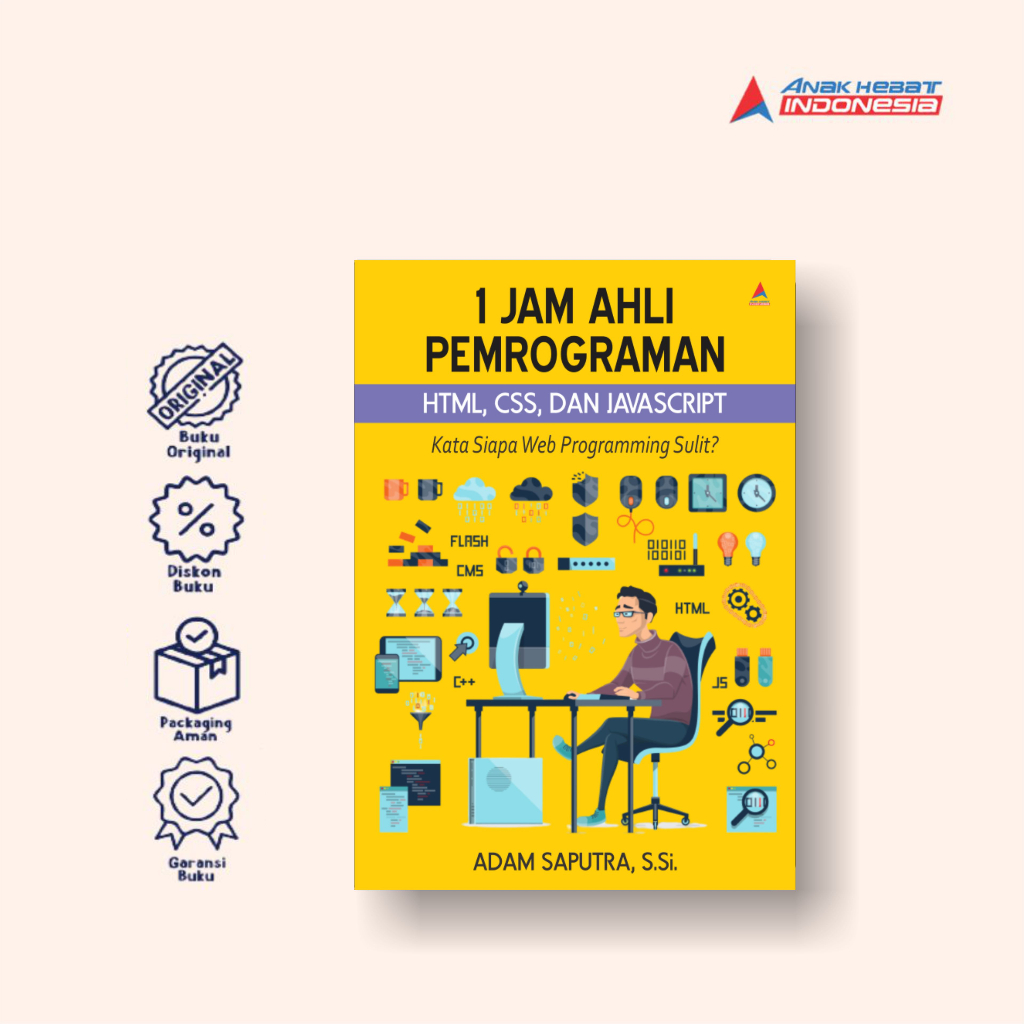 Jual Buku 1 Jam Ahli Pemrograman Html Css Dan Javascript Kata Siapa Web Programming Sulit