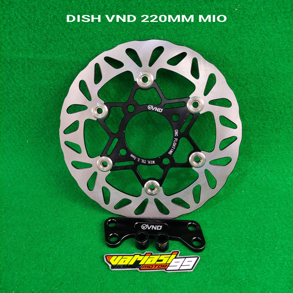 Jual PIRINGAN CAKRAM DISC BRAKE VND MIO KARBU 220MM FLOATING MODEL PSM ...