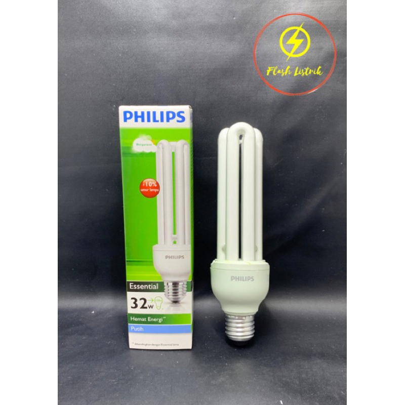 Jual [Philips] Lampu Essential Philips 5w 8w 11w 14w 18w 23w 27w 32w ...