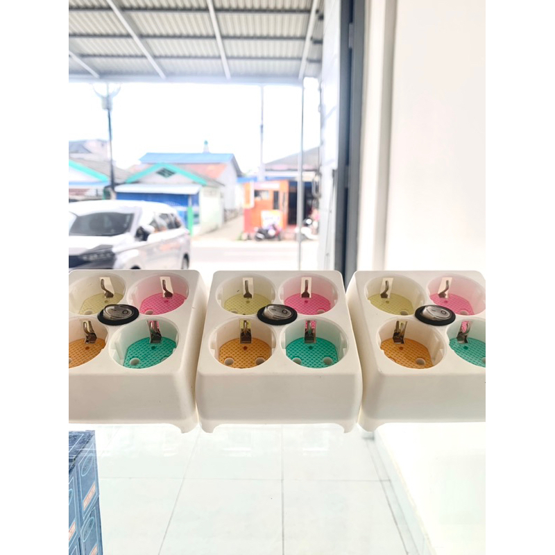 Jual terminal persegi loyal saklar 4 lubang | Shopee Indonesia