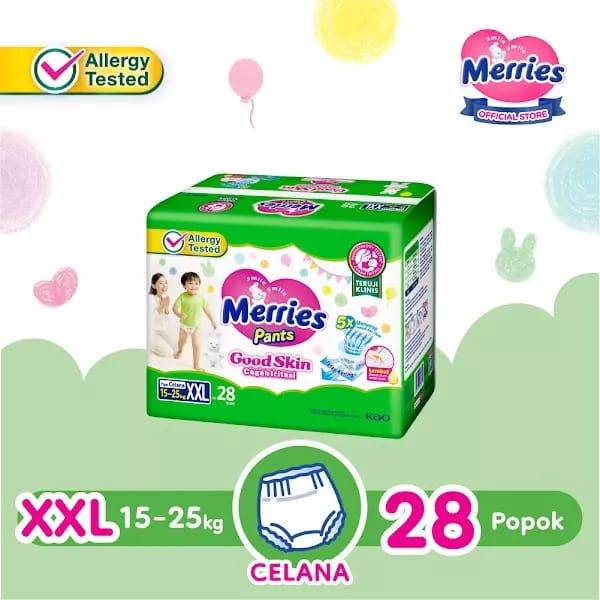Jual Merries Pants Good Skin Popok Celana S40 / M34 / L30 / XL26 ...