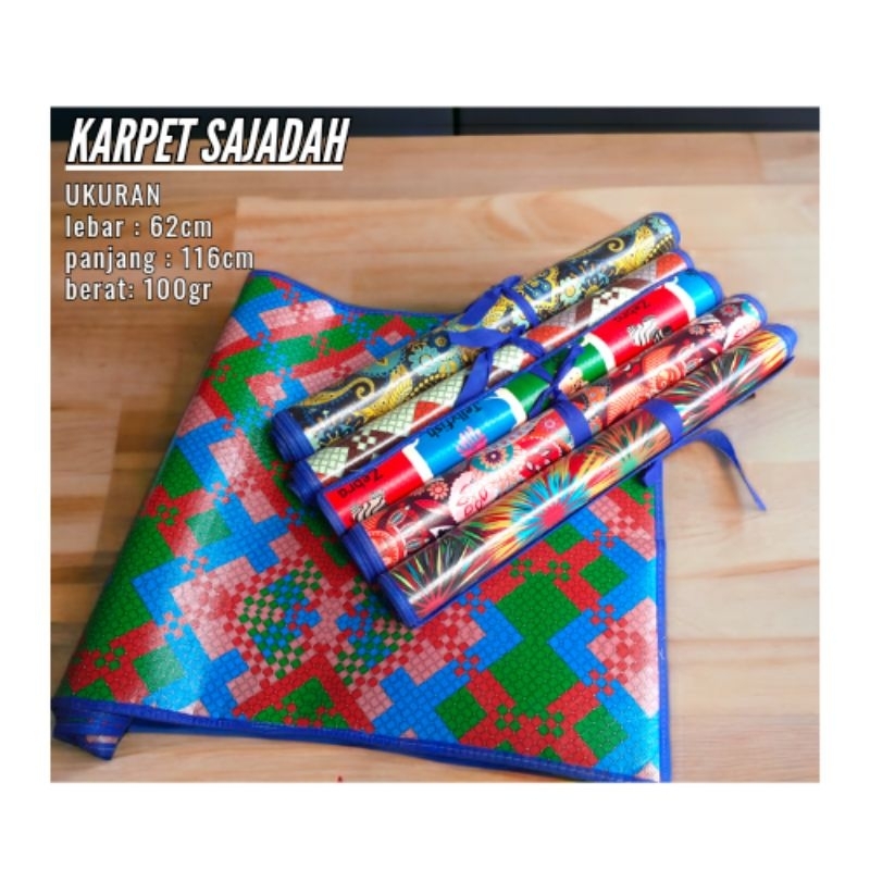 Jual Karpet tikar sajadah piknik gulungan gambar tebal ukuran panjang ...