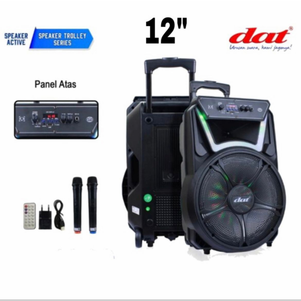 Jual Speaker DAT DT 1202 New Bluetooth | Shopee Indonesia