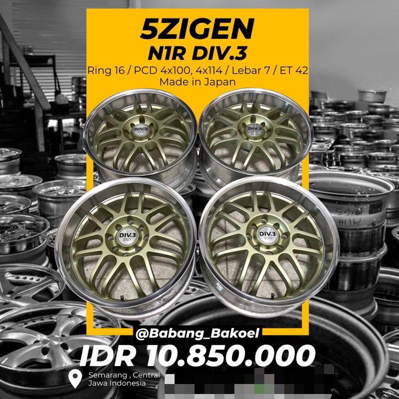 Jual INVOICE BABANG BAKOEL VELG 5 ZIGEN N1R DIV.3 ORIGINAL | Shopee Indonesia