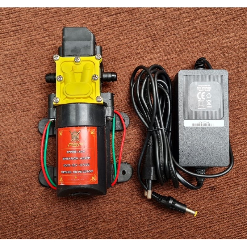 Jual Pompa air mini 12v 4 LPM 100 PSI sprayer PSP cuci steam motor ...