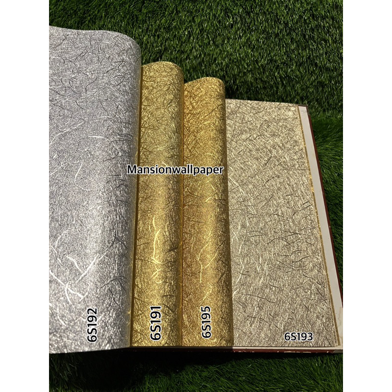 Jual Wallpaper Dinding Gold Emas Polos Serat Tekstur Metalik | Shopee ...