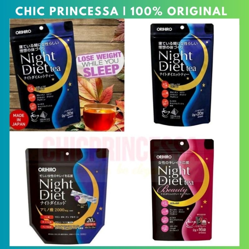 Jual ORIHIRO Night Diet Tea ORIGINAL | Shopee Indonesia