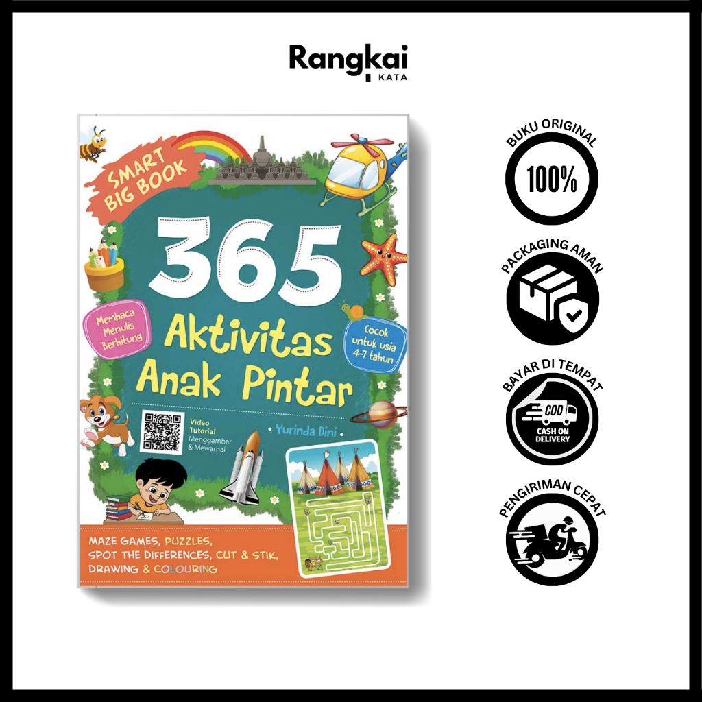 Jual Buku Anak Smart Big Book : 365 Aktivitas Anak Pintar - Yurinda ...