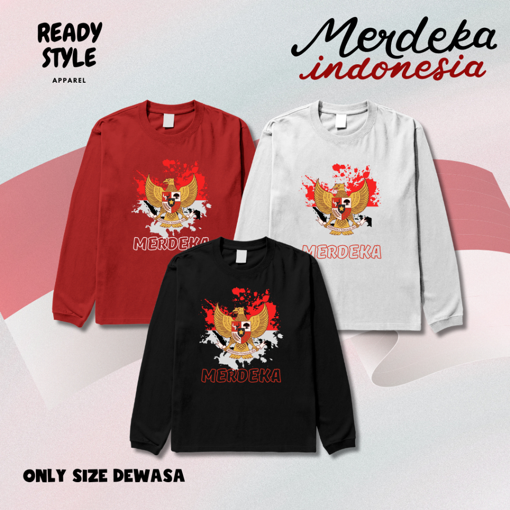 Jual BAJU T-Shirt Garuda Merdeka Edisi Kemerdekaan Republik Indonesia ...