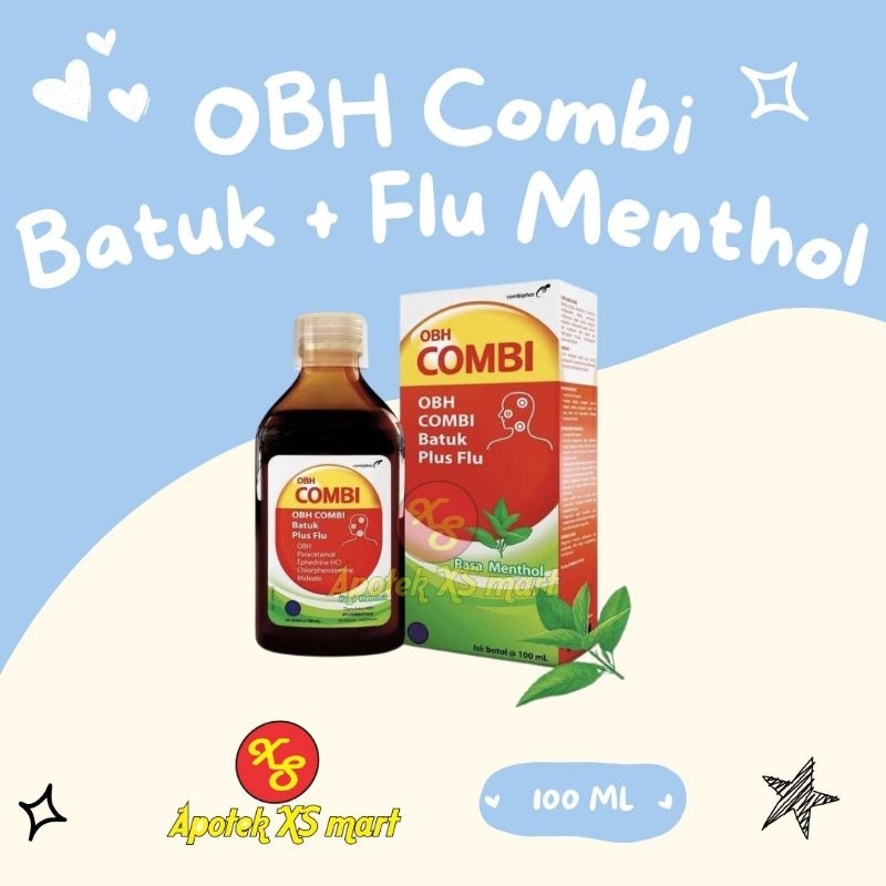 Jual OBH COMBI BATUK + FLU SYRUP - MEMBANTU MEREDAKAN BATUK DAN FLU ...
