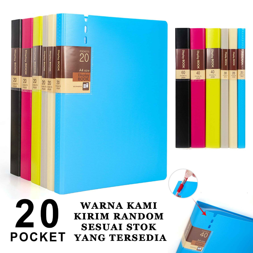 Jual Huajie Folder / Map Clear Holder / Display Books A4 / Plastik File ...