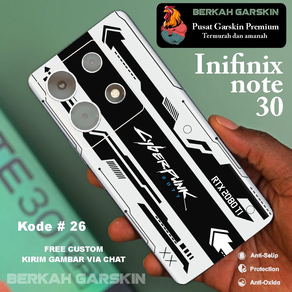 Jual (Isi 2 Pcs) Garskin Protector skin Infinix Note 30 Series kode ...