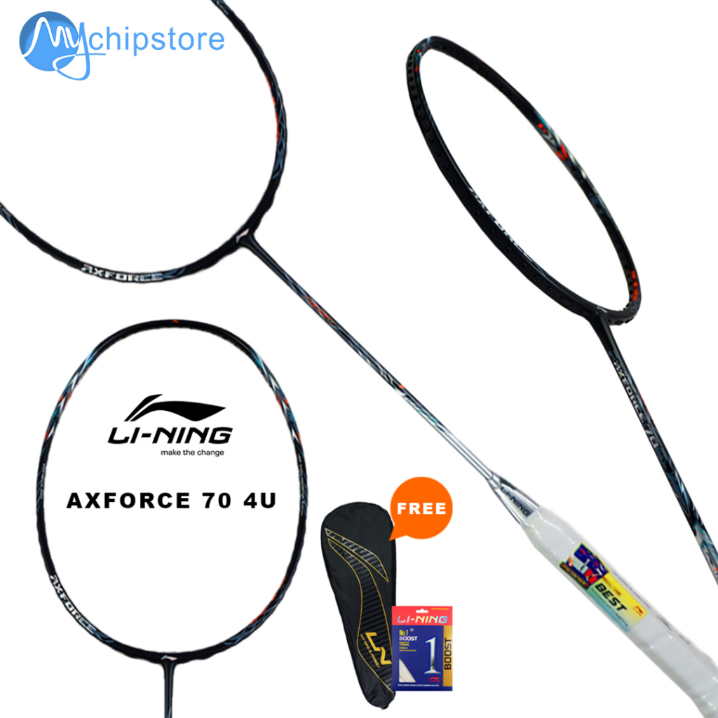 Jual Raket Bulutangkis Badminton Original LININNG AXFORCE 70 4U ...
