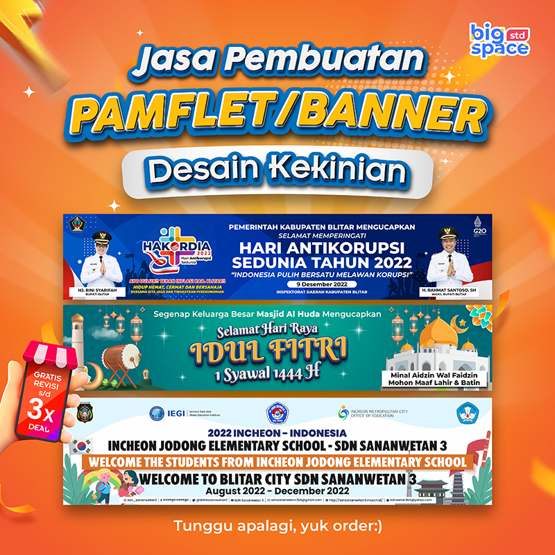 Jual Jasa Desain Banner/Pamflet Bebas Ukuran | Shopee Indonesia