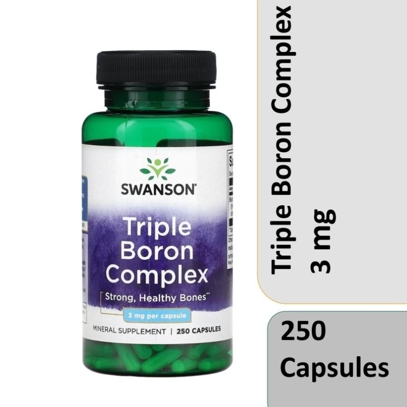 Jual Swanson Triple Boron Complex 3mg 3 mg 250 Capsules kapsul bone ...