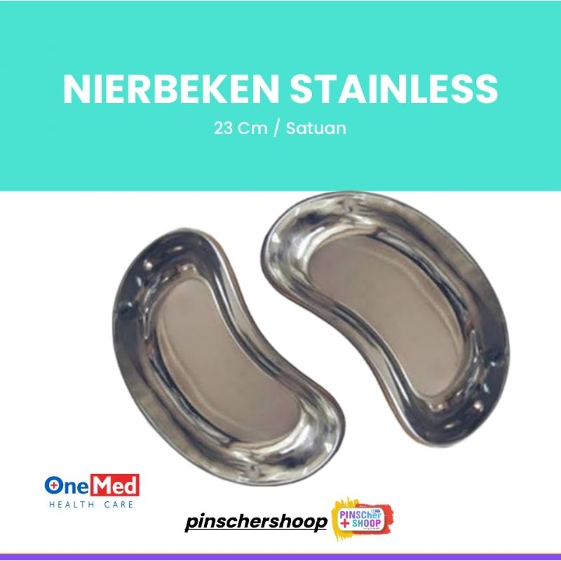 Jual Nierbeken Bengkok 23 cm Stainless SS OneMed | Shopee Indonesia