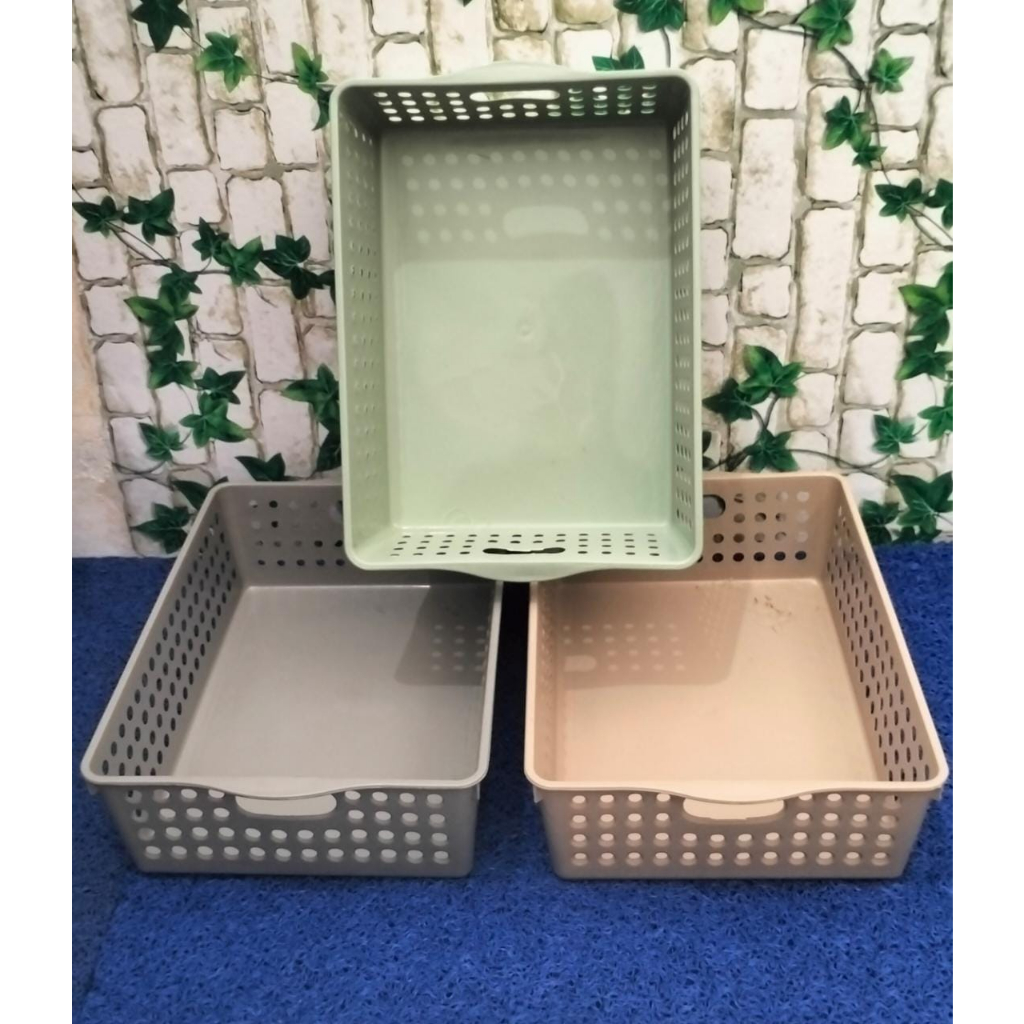 Jual set ( isi 5 pcs) keranjang kotak jet NL108 / A3 Eriko ( 28X21X13cm ...