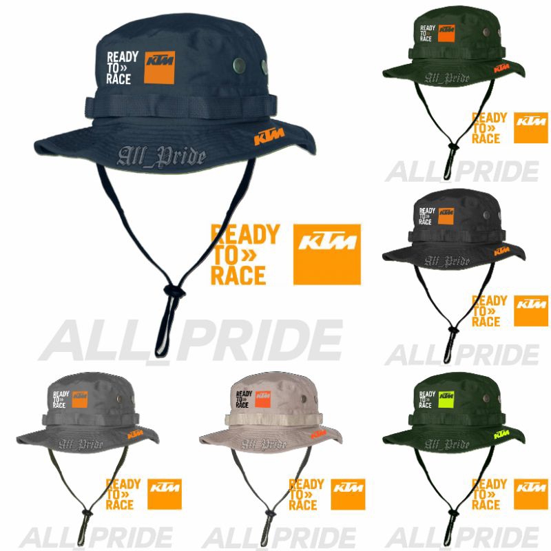 Jual Topi Rimba Gunung KTM/Topi Adventure Outdoor Hiking Camping/Topi ...