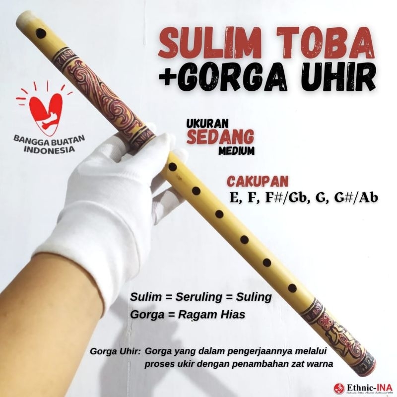 Jual Sulim / Seruling / Suling ( Batak ) Toba dengan Gorga Uhir ...