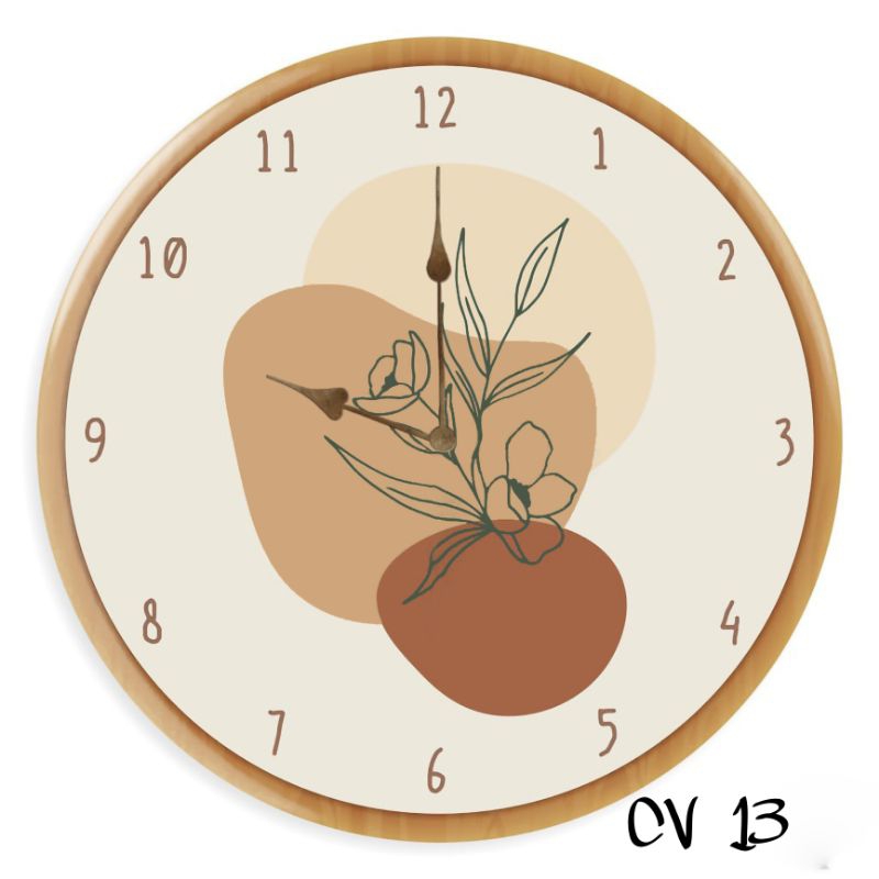 Jual JAM DINDING MODERN MINIMALIS KAYU | Shopee Indonesia