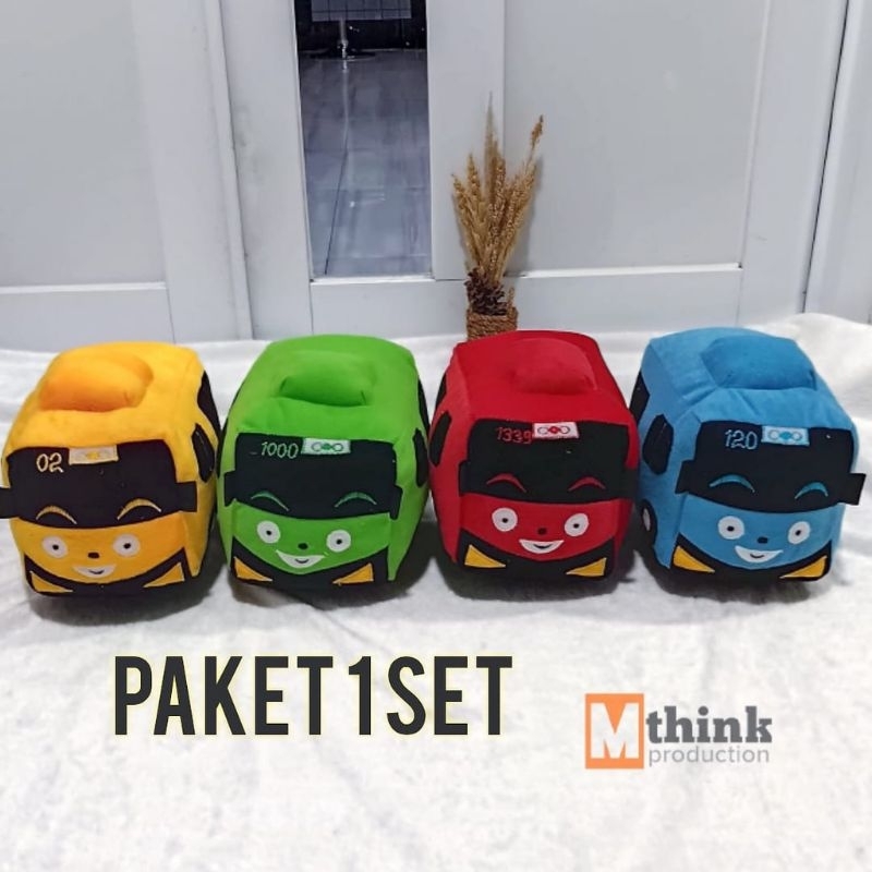 Jual Boneka bus tayo 1 set isi 4 biji lucu | Shopee Indonesia