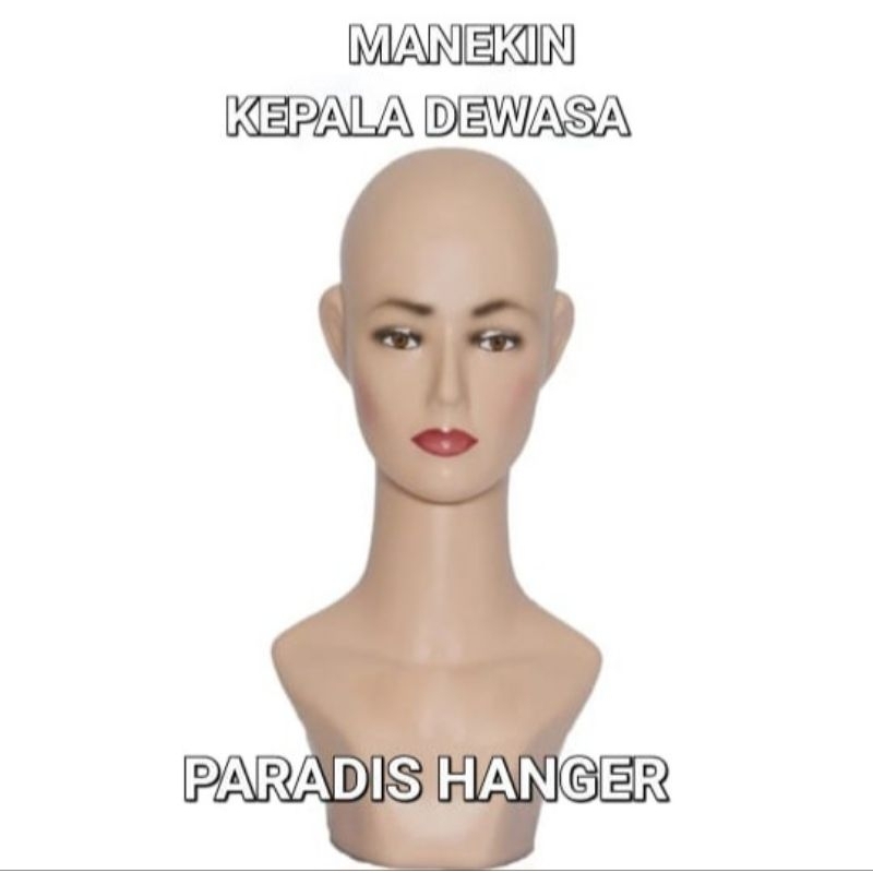 Jual Manekin Kepala Dewasa | Display Topi | Manekin Kepala Jilbab ...