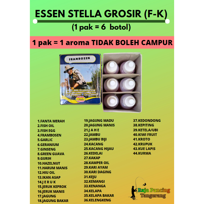 Jual Essen Stella GROSIR 2 (F-K) (1 pak = 6 botol) | Shopee Indonesia