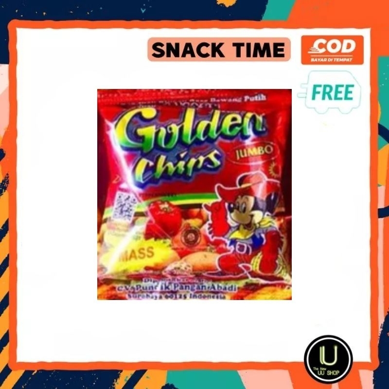 Jual jajan jadul potato chips/ golden chips (1 bungkus) | Shopee Indonesia