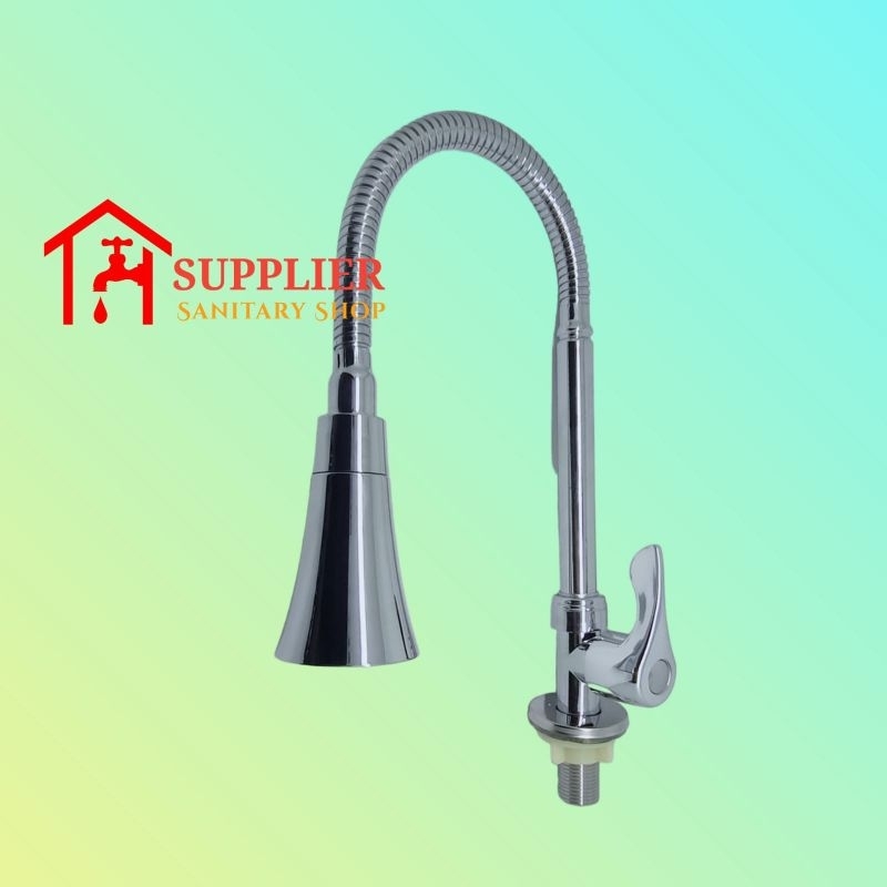 Jual KRAN CUCI PIRING FLEXIBEL/KRAN DAPUR/KRAN SINK/KRAN WASTAFEL ...